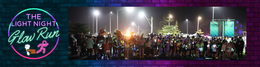 LIGHT NIGHT GLOW RUN – Lighting the night sky